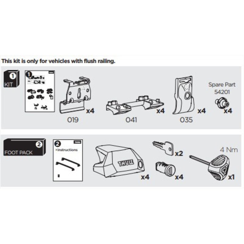 Thule kit 6041
