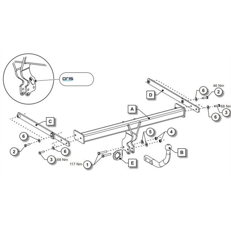 Attelage 3 (01/19-) | Bosal Oris 047-961